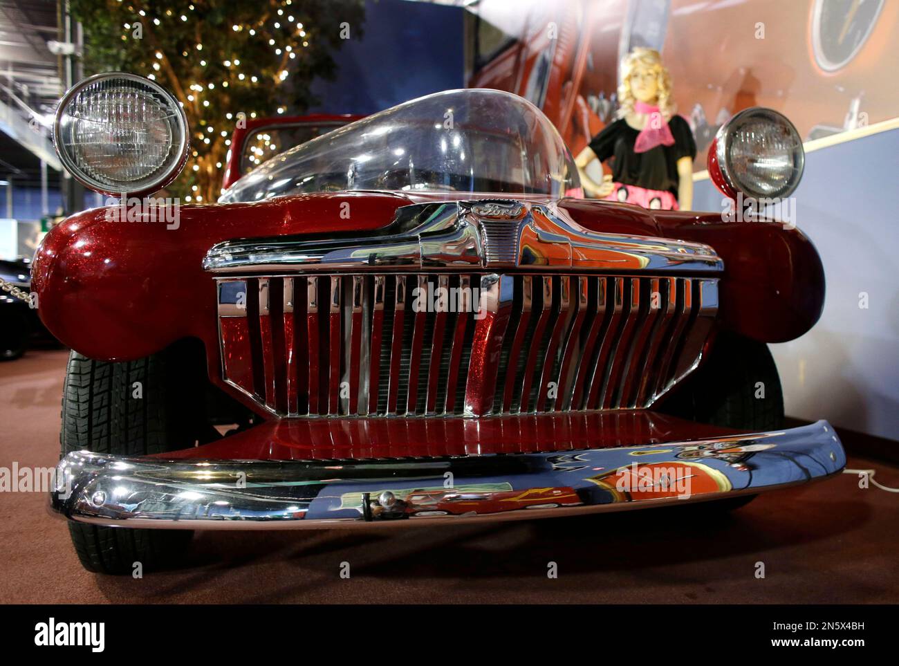 This Tuesday, Dec. 24, 2013 photo shows the 1948 Ford Greased Lightning ...
