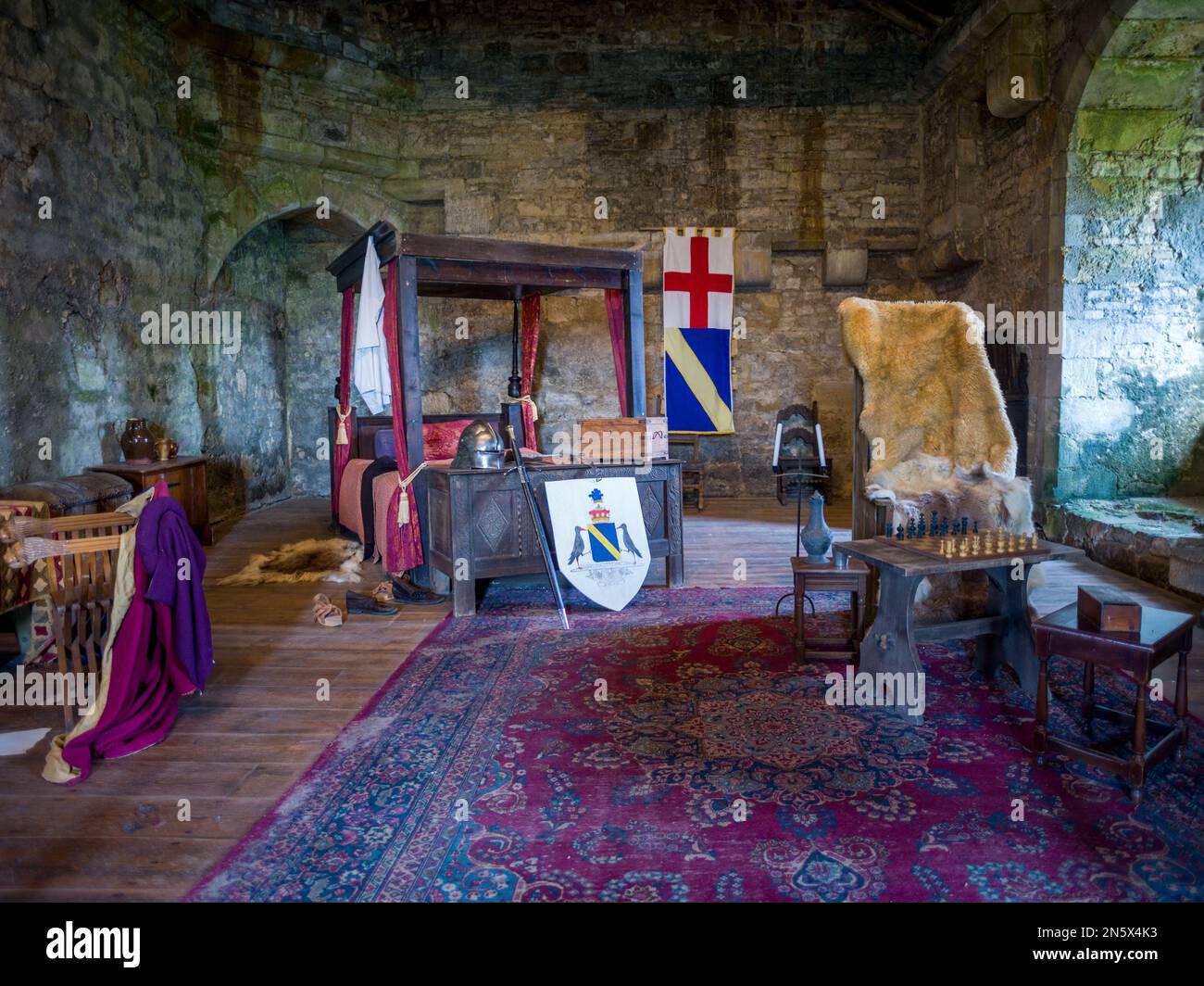Bolton castle interior hi-res stock photography and images - Alamy