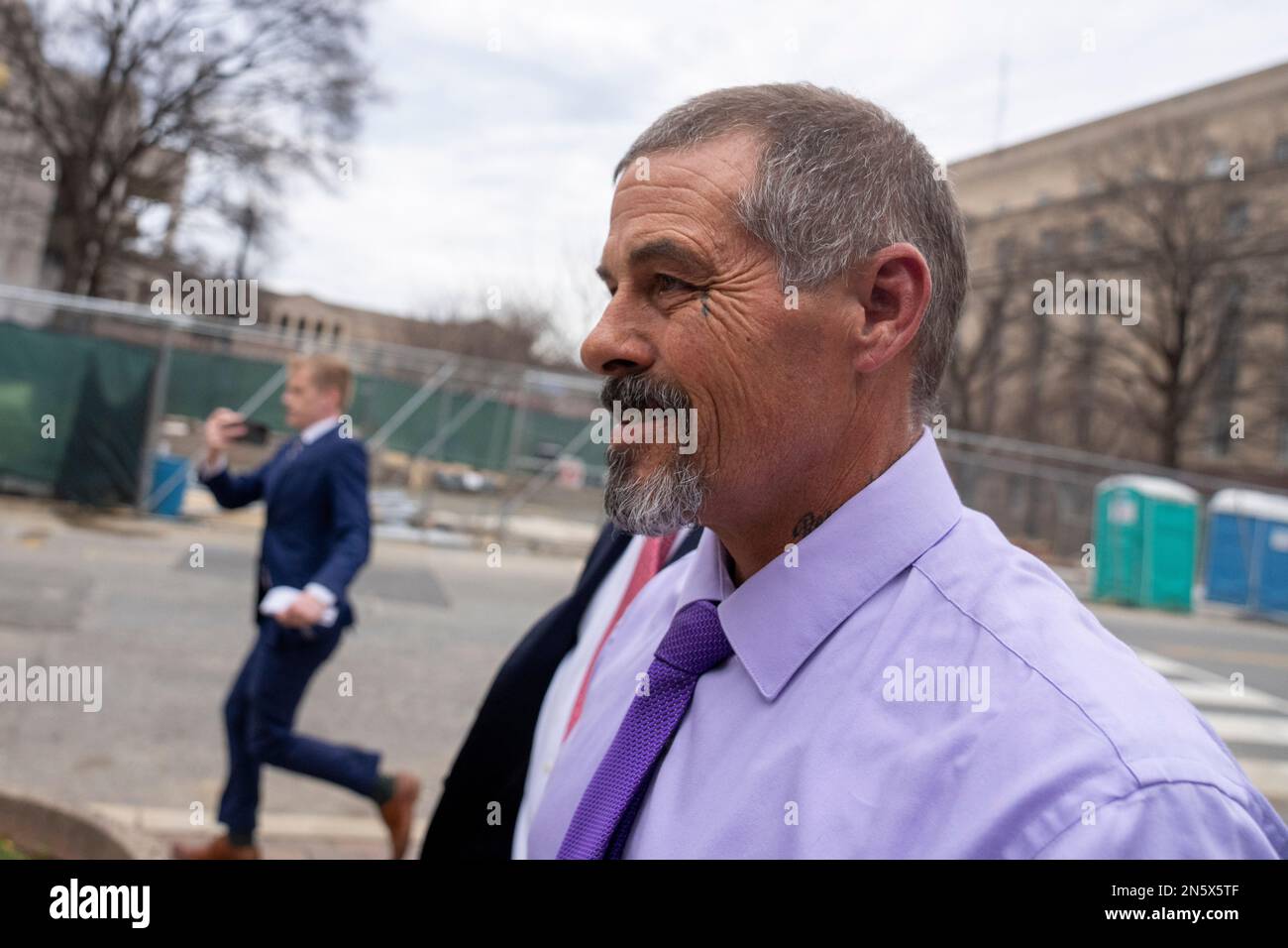 Kevin Seefried, right, a Delaware man who stormed the Capitol with ...