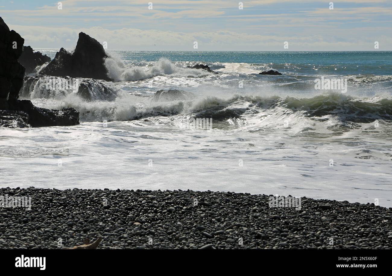 Monkey Bay - New Zealand Stock Photo - Alamy