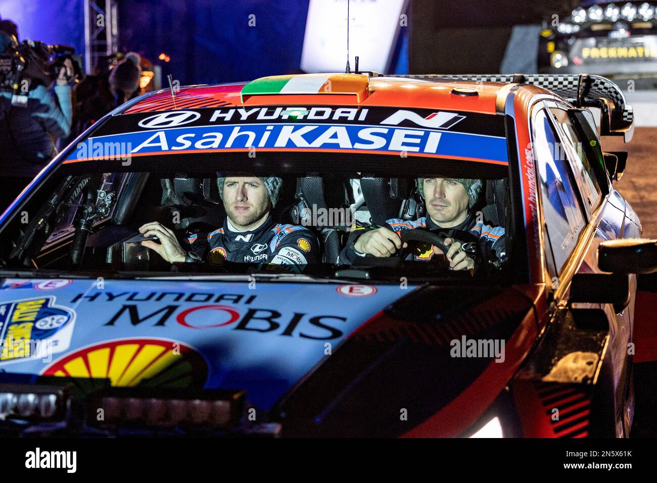 BREEN Craig (IRL), HYUNDAI SHELL MOBIS WORLD RALLY TEAM, HYUNDAI i20 N ...