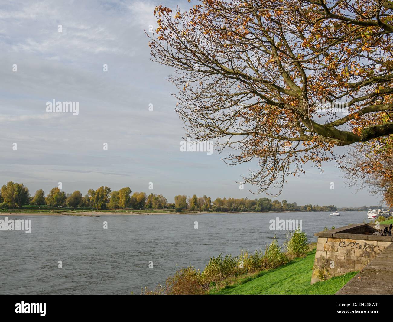 A scenic landscape in Dusseldorf, Germany Stock Photo - Alamy