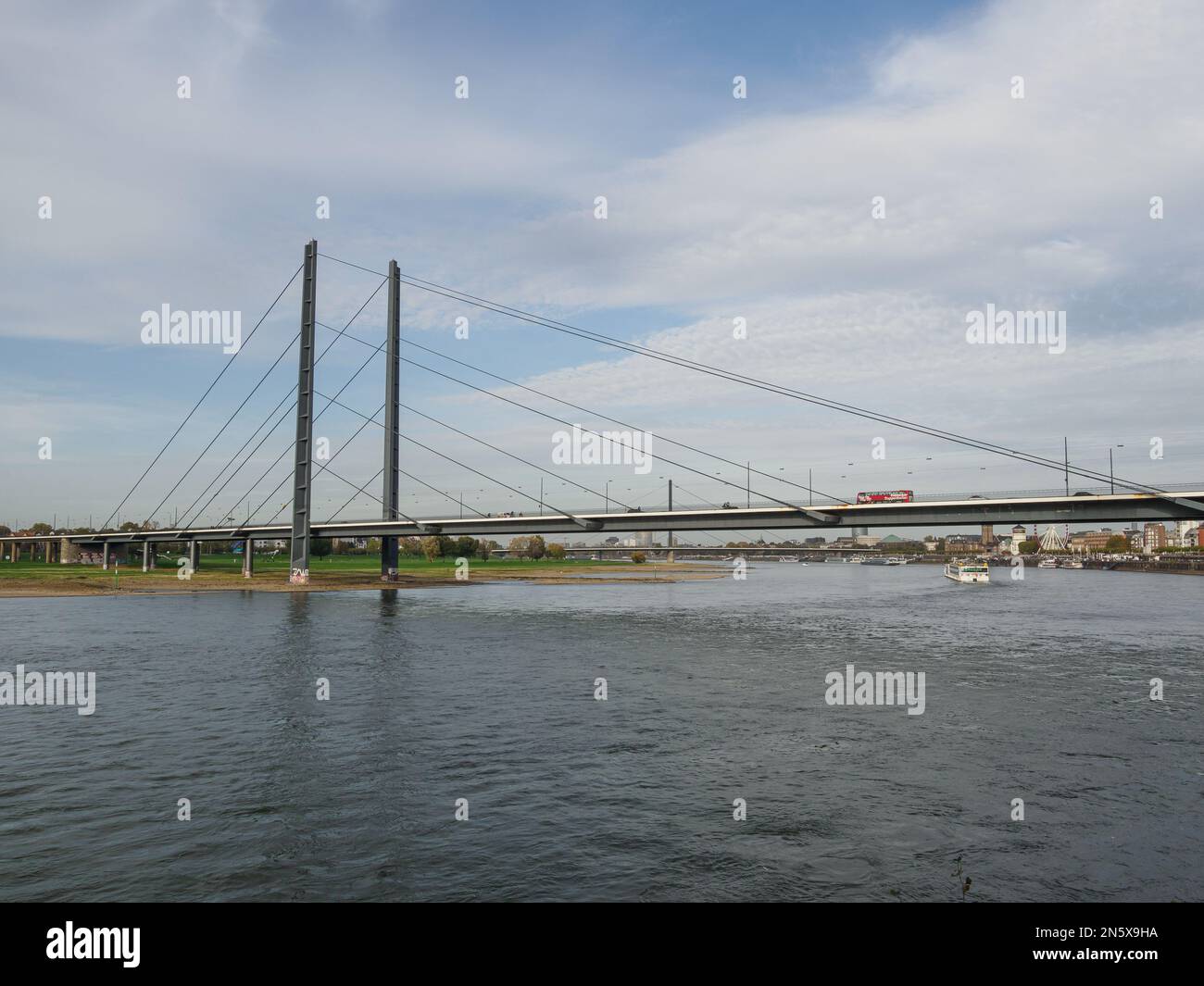 The Flehe bridge in Dusseldorf, Germany Stock Photo - Alamy