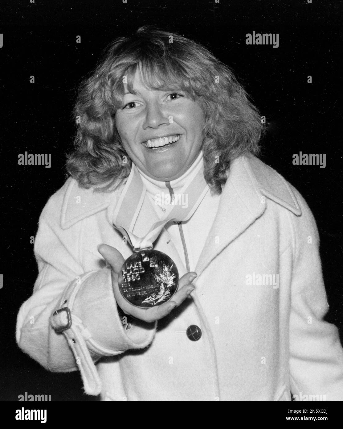 FILE - In this Feb. 21, 1980 file photo Hanni Wenzel of Liechtenstein ...