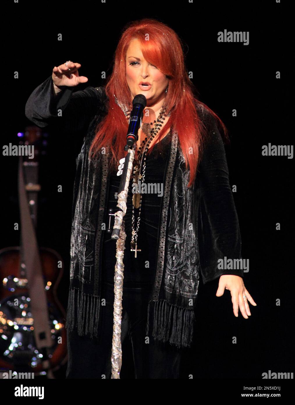 Country music artist Wynonna Judd performs in concert during her "A ...