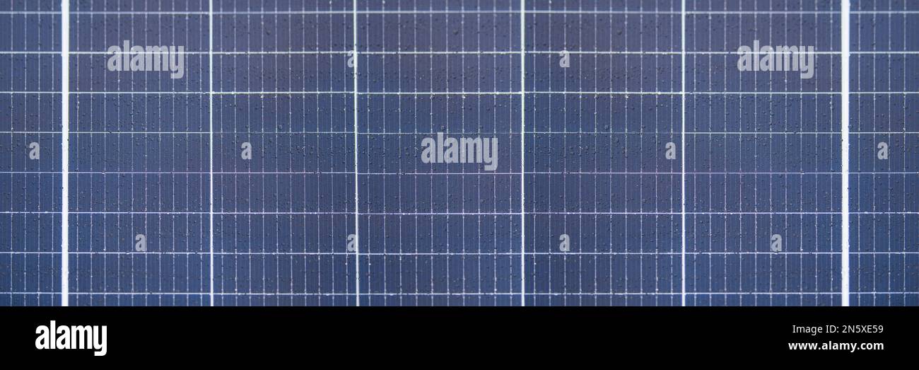 Solar panel texture with raindrops, waterproof solar panel modules, top ...