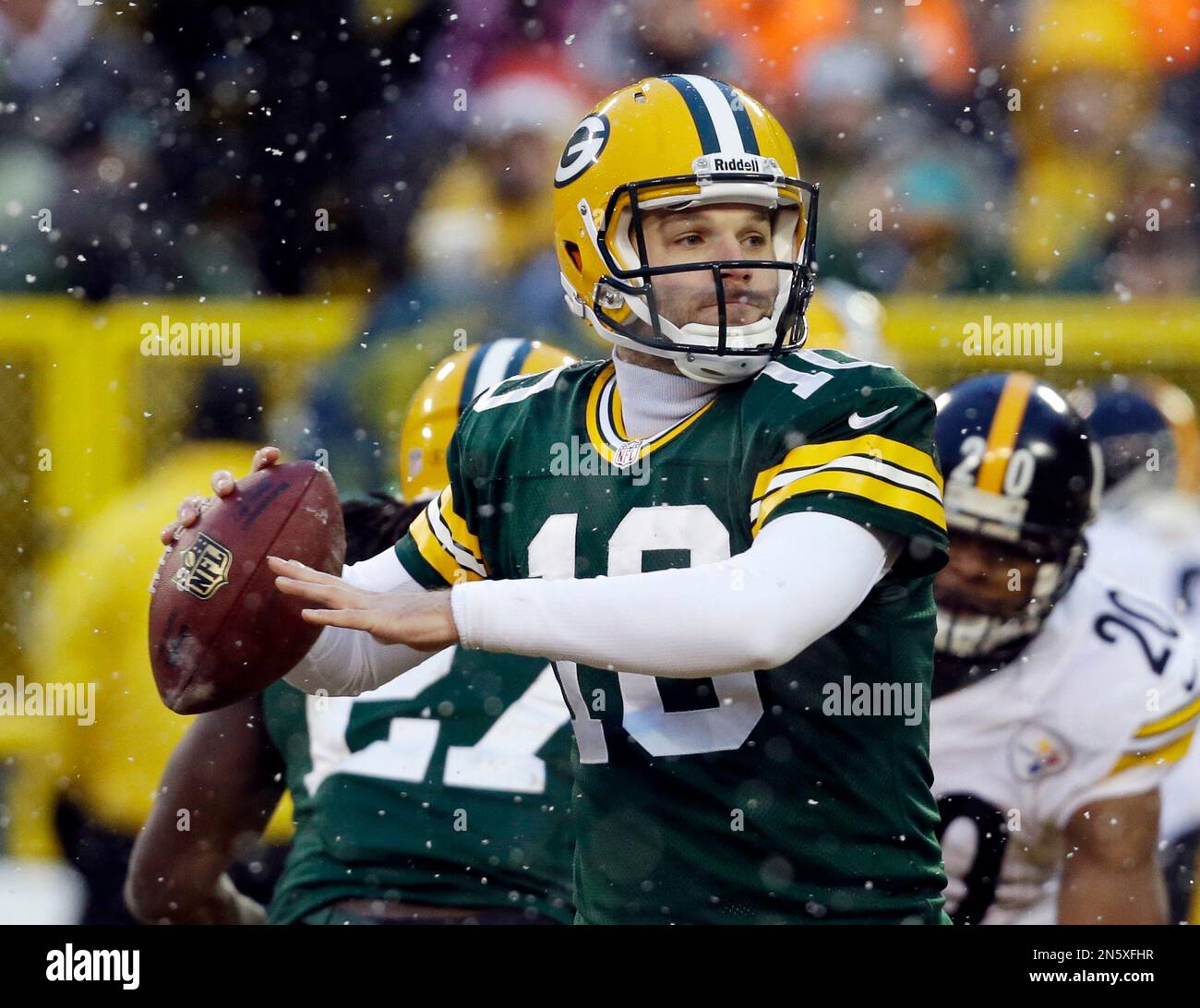 Green Bay Packers' Matt Flynn throws during the first half of an NFL ...