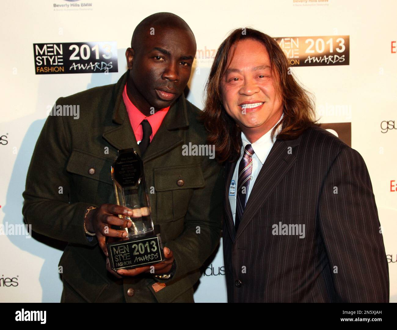 Sam Sarpong named Star of The Year seen with manager of BMW of Beverly ...