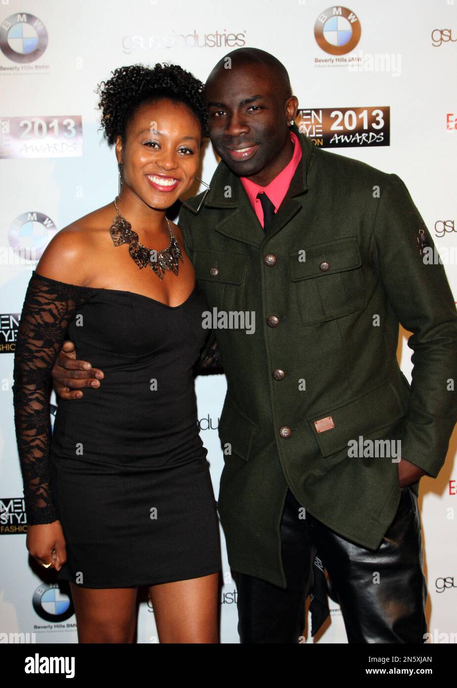 Actors Shanell Mondane and Sam Sarpong seen at 2013 Men's Style Fashion ...