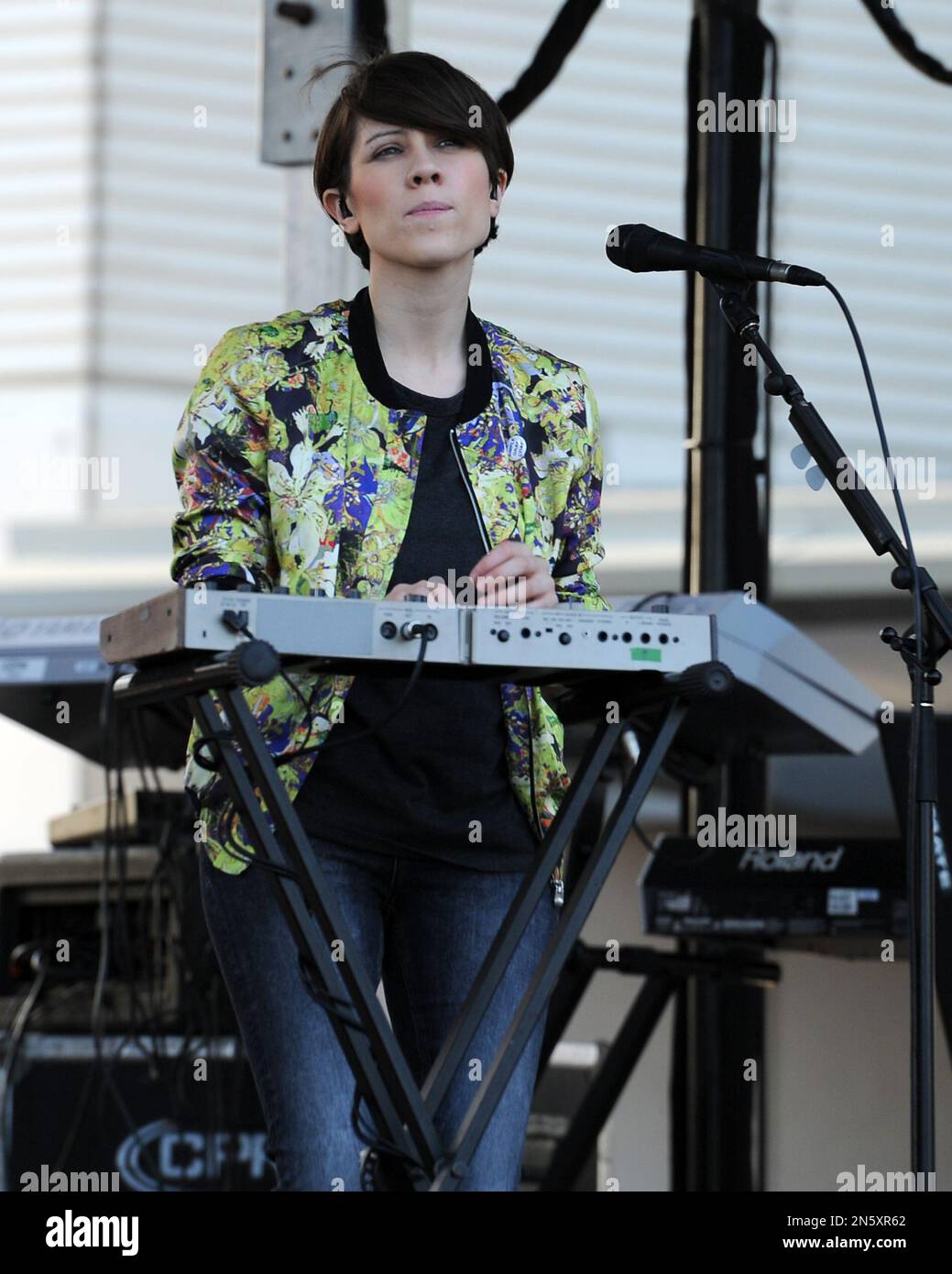Tegan and Sarah attends Y100's Jingle Ball 2013 at BB&T Center on ...