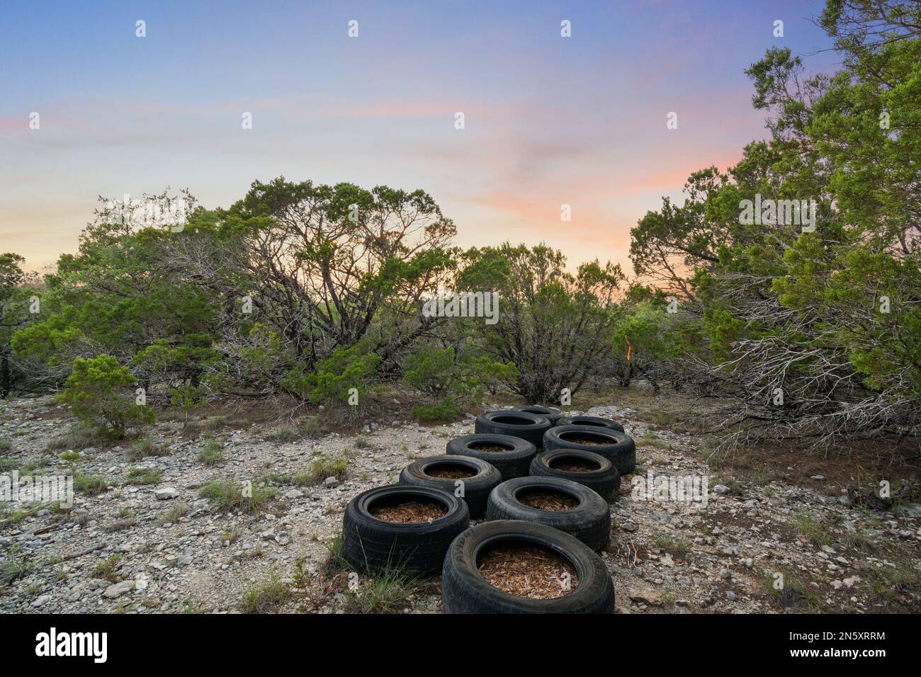 Twilight of obstacle course hi-res stock photography and images - Alamy