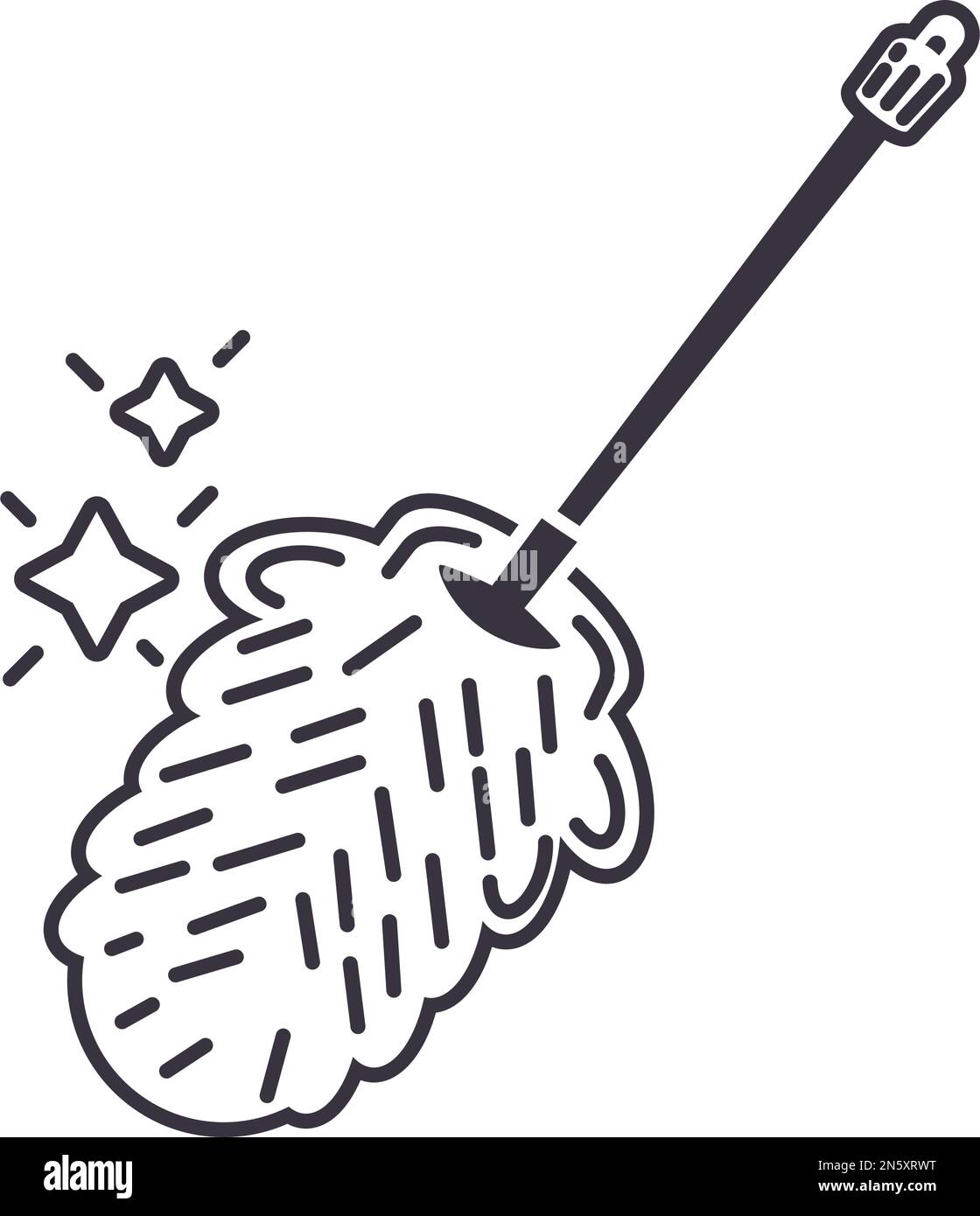 Cleaning Duster Vector