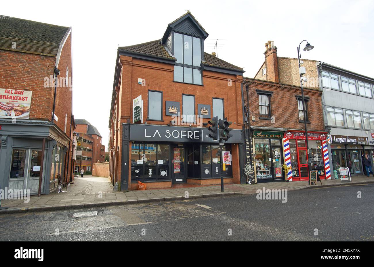 High street shops in Ipswich, UK Stock Photo - Alamy