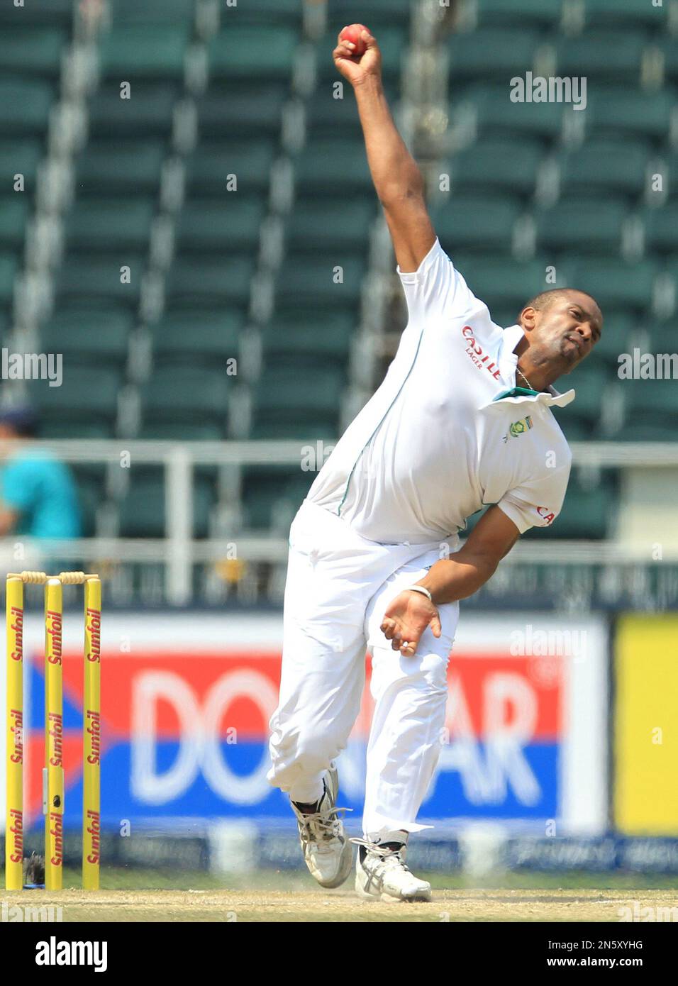 South Africa's bowler Vernon Philander, during India's 2nd innings on ...