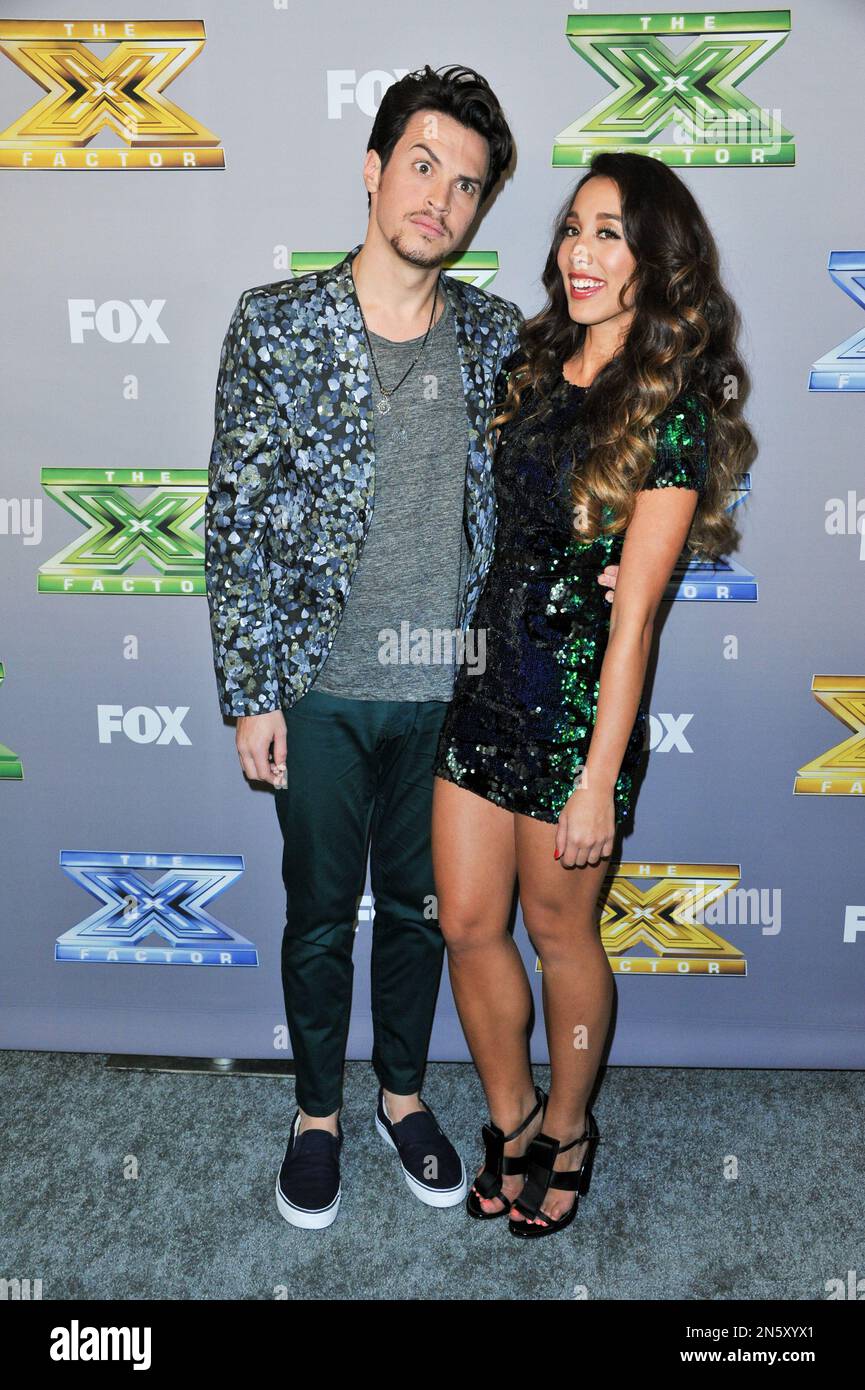 Alex Kinsey, left, and Sierra Deaton attend the "The X Factor" Season ...