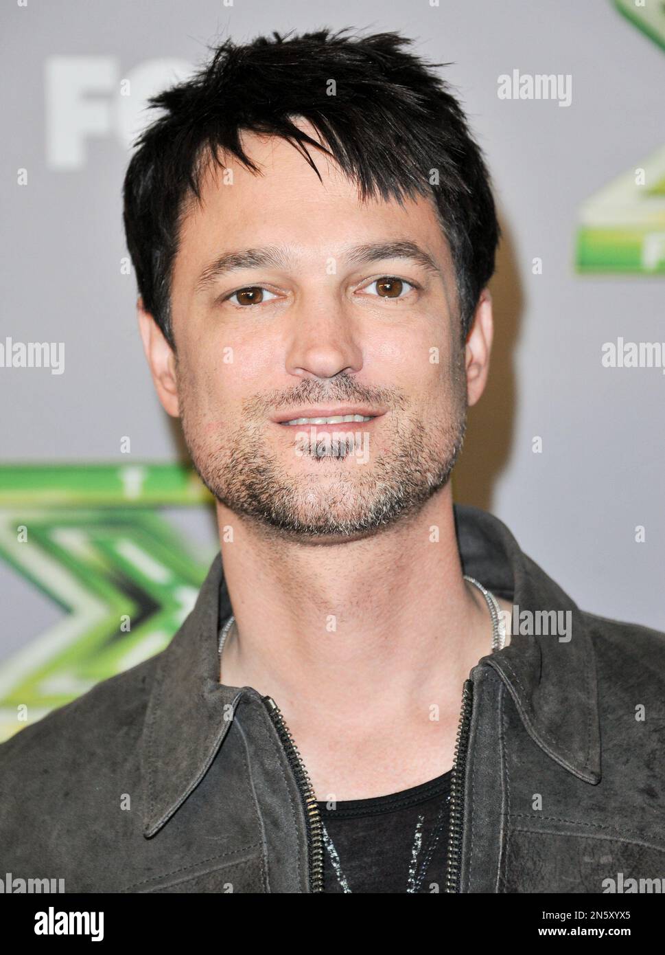 Jeff Gutt attends the "The X Factor" Season Finale at CBS Television ...