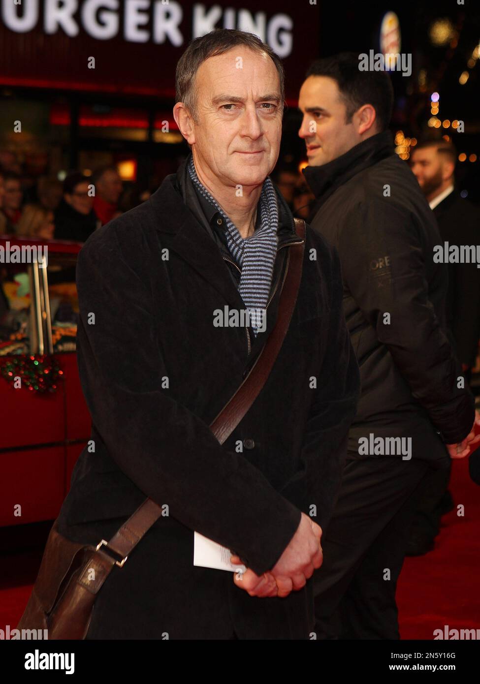 English Actor Angus Deayton attends the World Premiere of The Harry ...