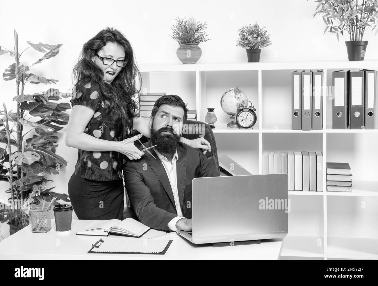 Barbering Black and White Stock Photos & Images - Alamy