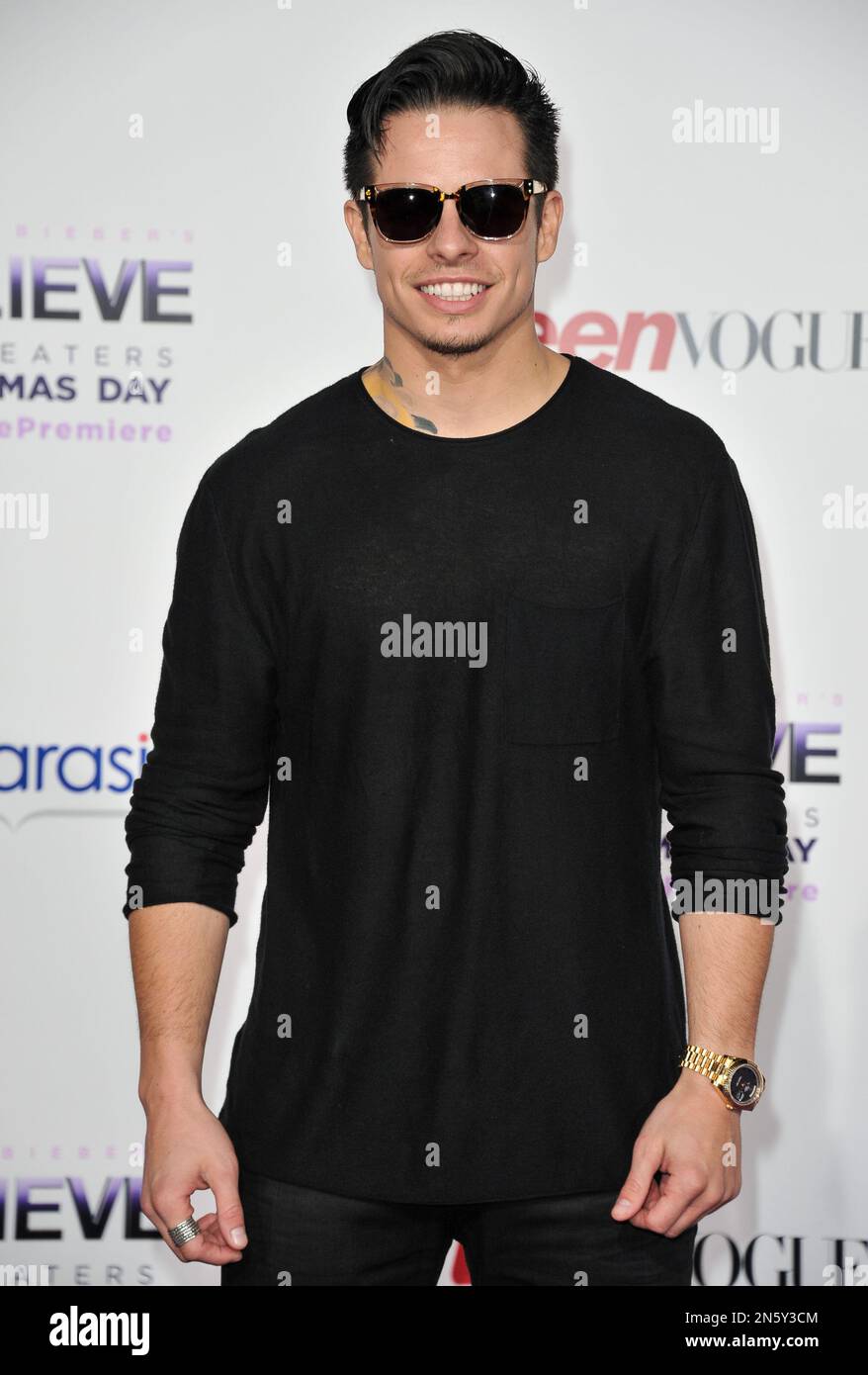 Casper Smart arrives at the World Premiere of "Justin Bieber's Believe ...