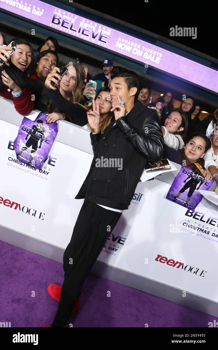 Roshon Fegan seen at the World Premiere of Open Road's "Justin Bieber's ...