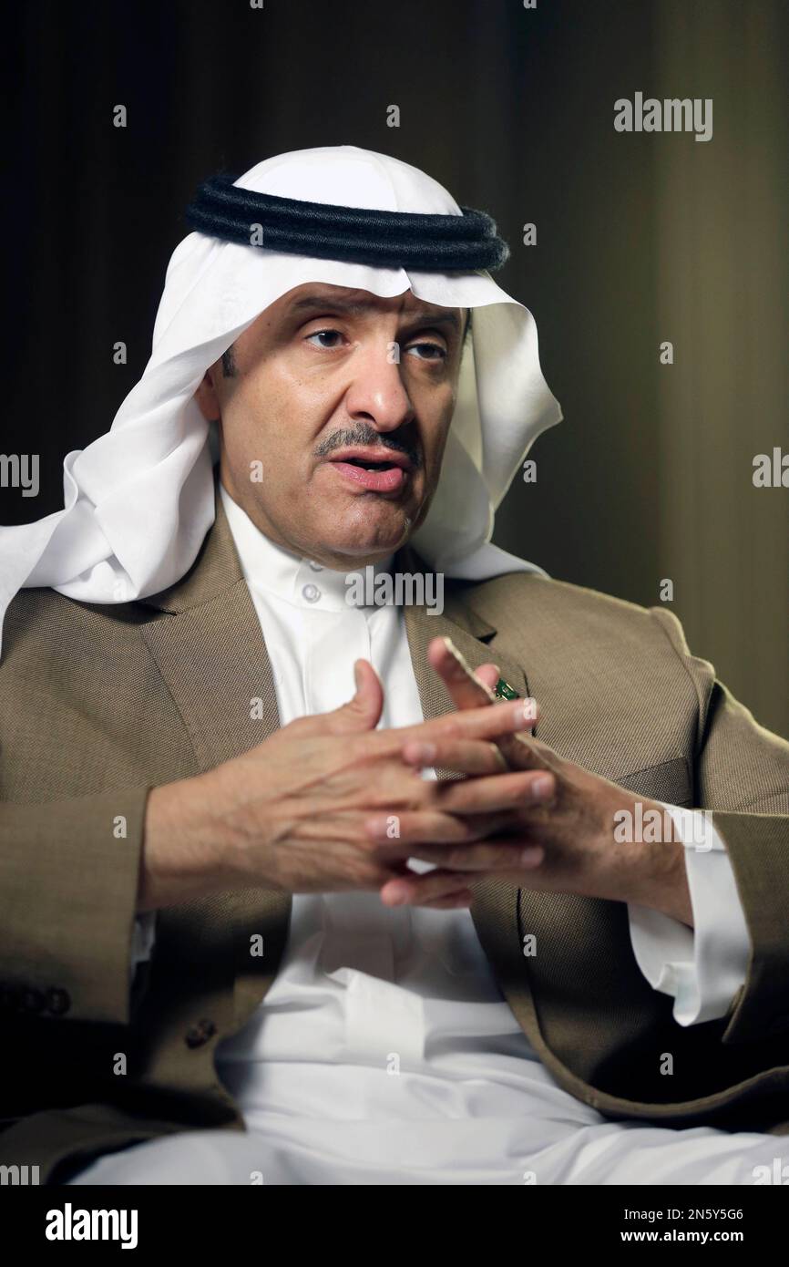 Prince Sultan bin Salman bin AbdulAziz Al Saud speaks during an ...