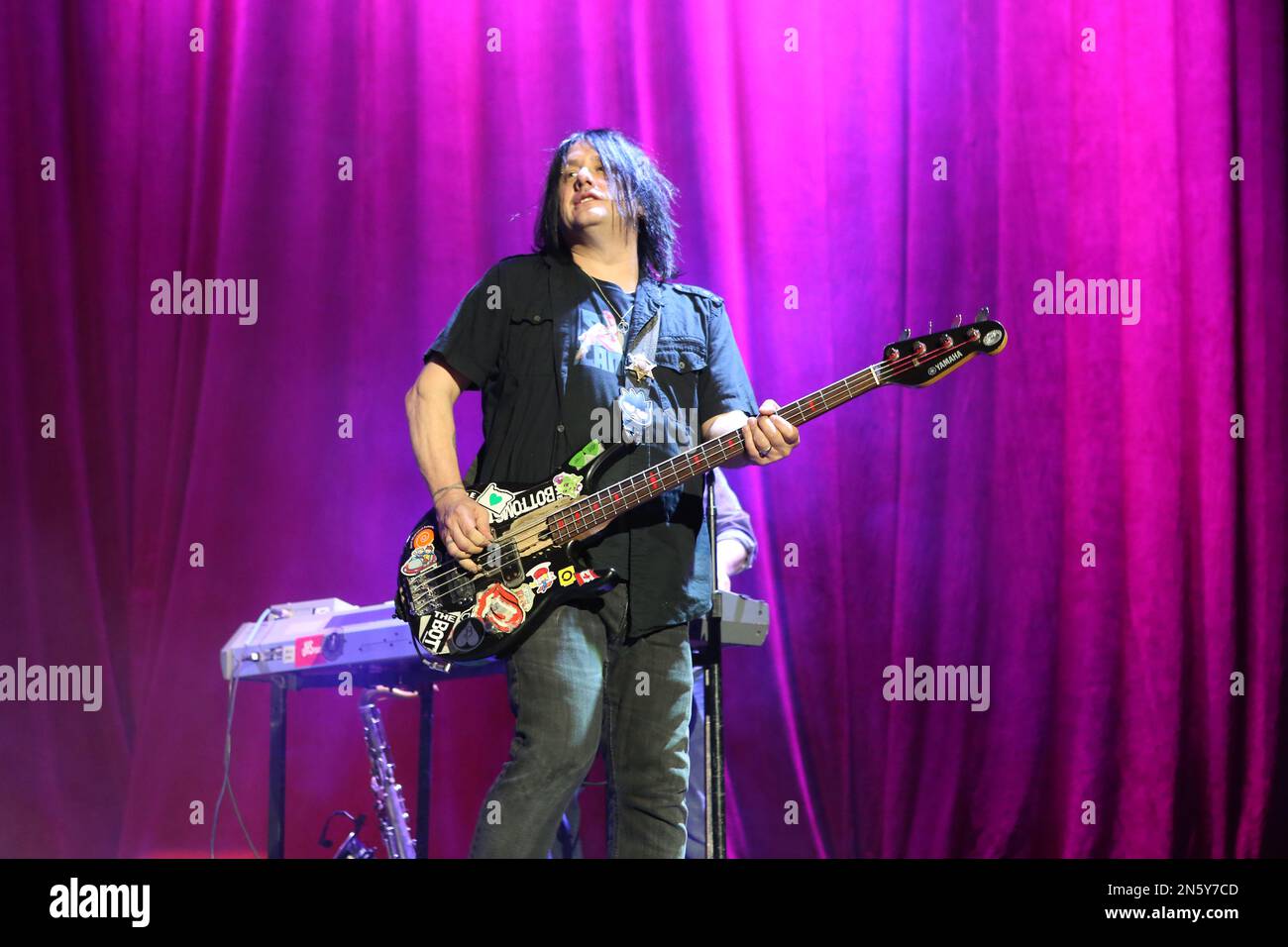Robby Takac of Goo Goo Dolls performing as part of the Star 94 Jingle ...