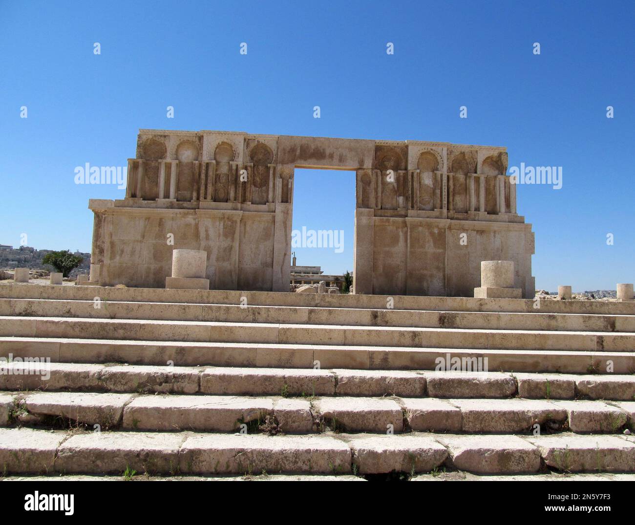 Ancient ruins at Amman’s Citadel appear in this August 2013 photo. The ...
