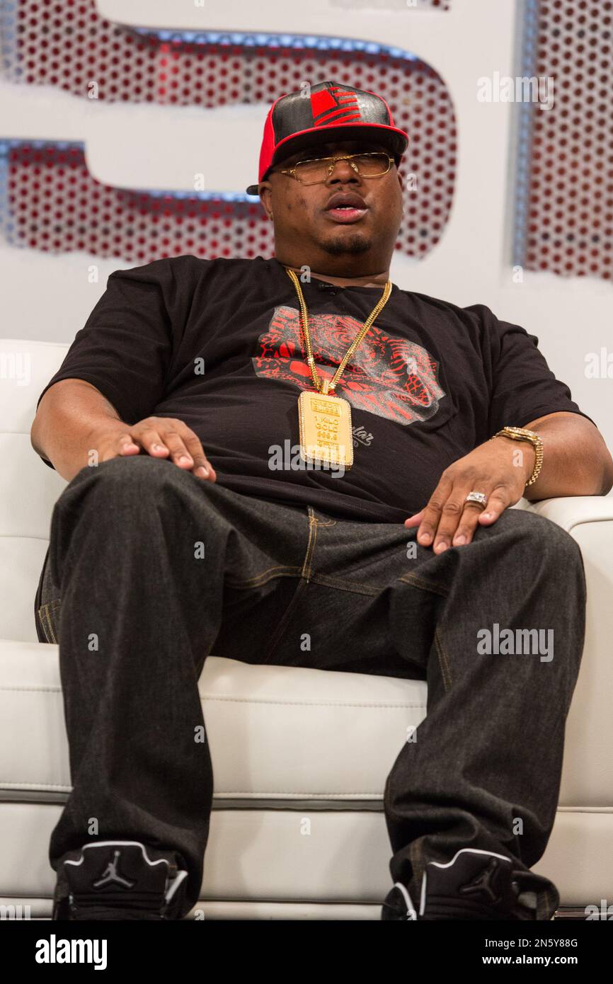 E-40 on set during filming of SKEE Live on Tuesday December 17, 2013 in ...