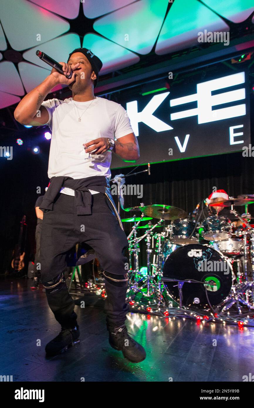 Joe Moses performs on stage during filming of SKEE Live on Tuesday ...