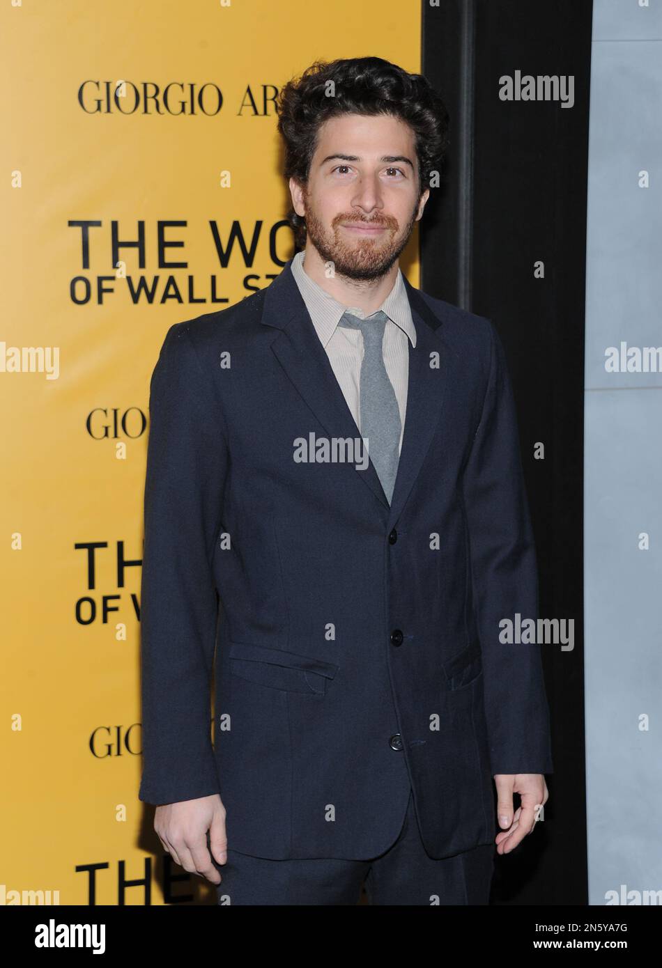 Actor Jake Hoffman attends the premiere of "The Wolf of Wall Street" at ...