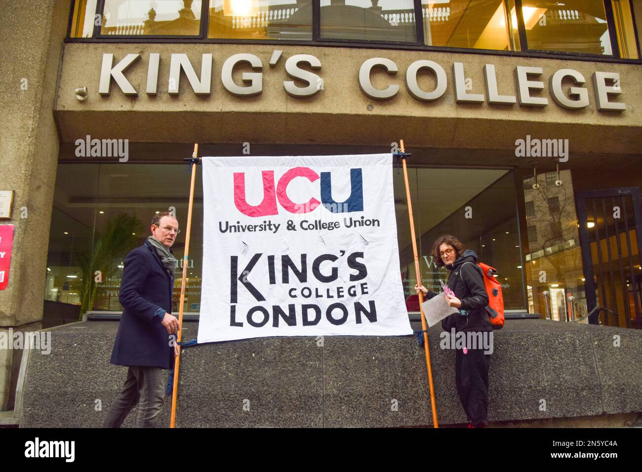 London, England, UK. 9th Feb, 2023. University and College Union (UCU ...