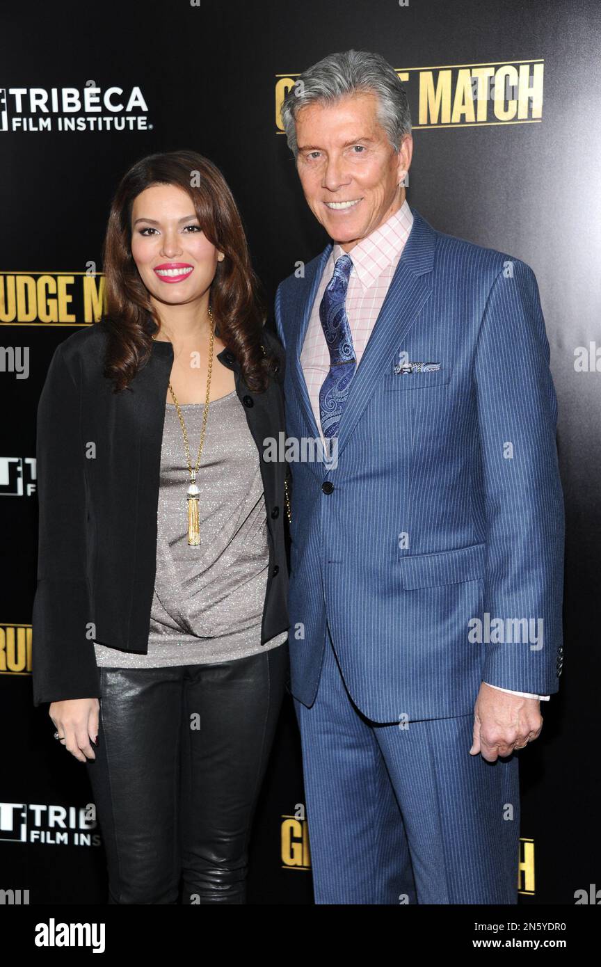 Actor Michael Buffer and wife Christine Buffer attend the world ...