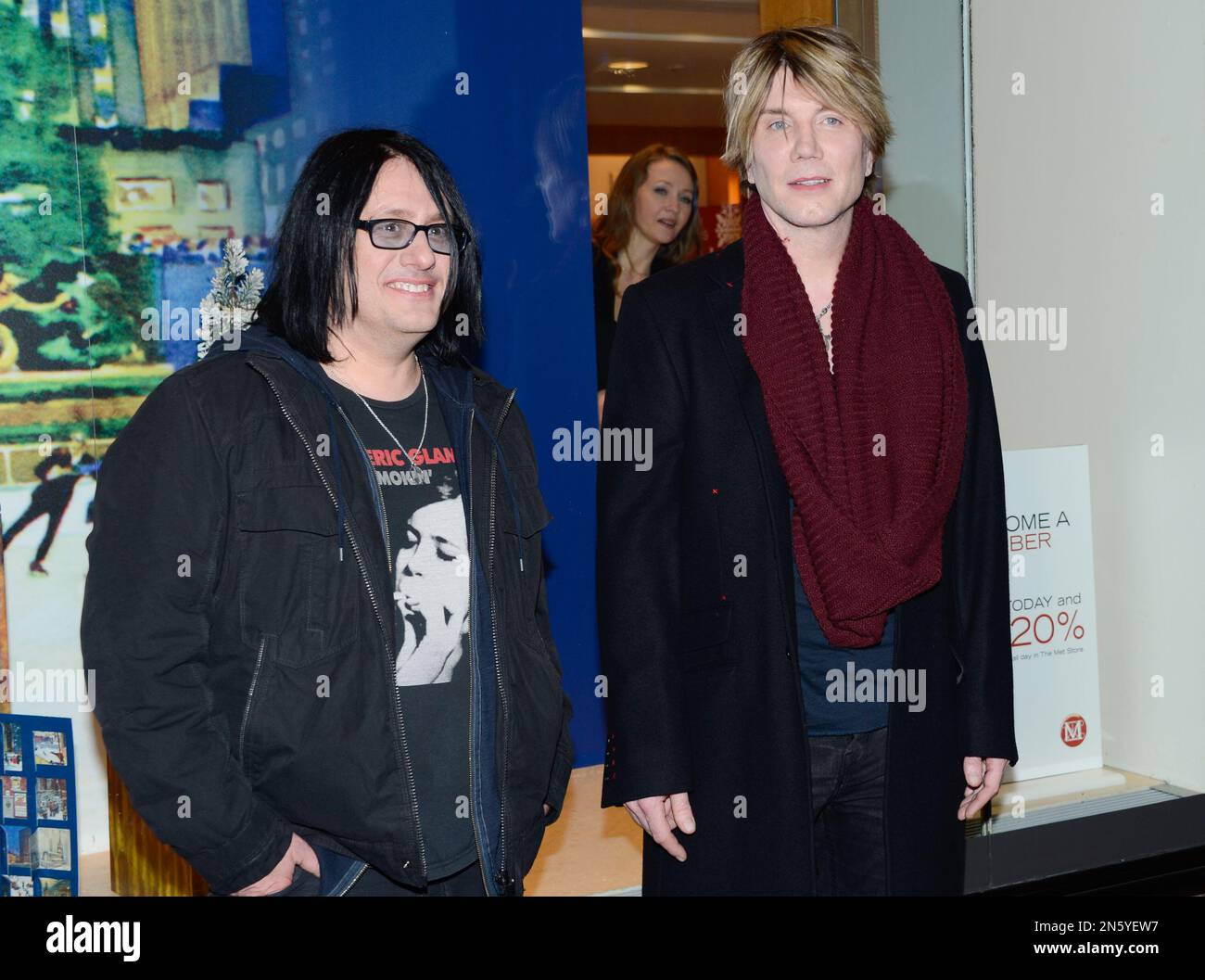 Musicians Robby Takac, left, and John Rzeznik from the Goo Goo Dolls ...