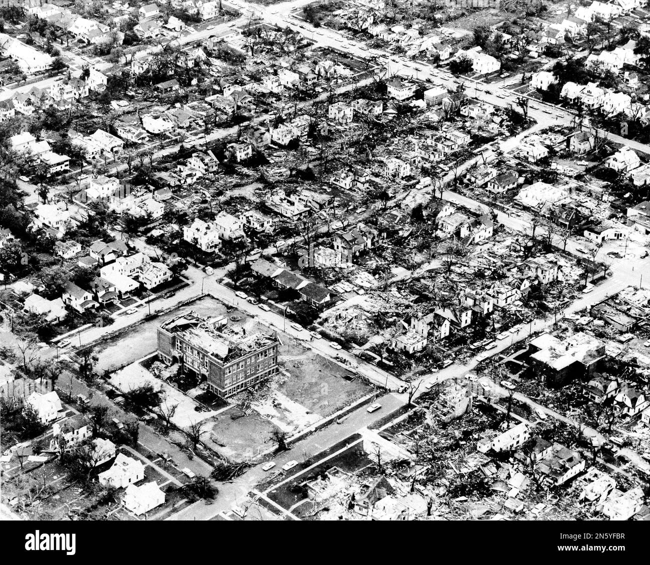One of the most damaging tornadoes to ever hit Kansas pummeled the city ...