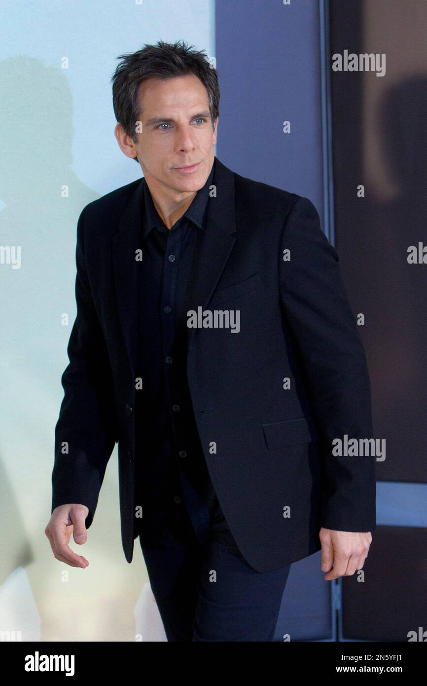 US actor Ben Stiller poses during the photocall of 'The Secret Life of ...
