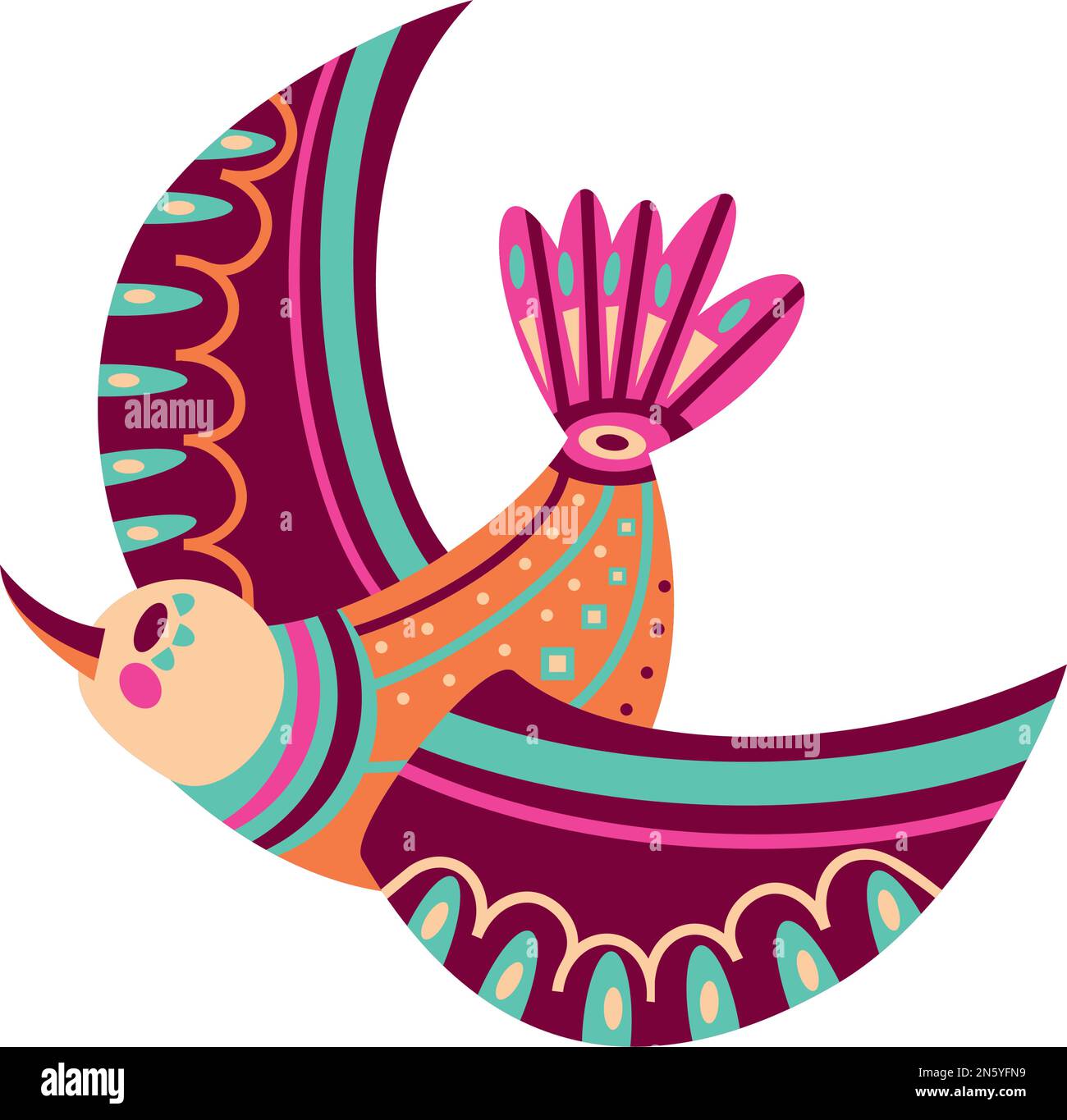 bird folk design Stock Vector Image & Art - Alamy