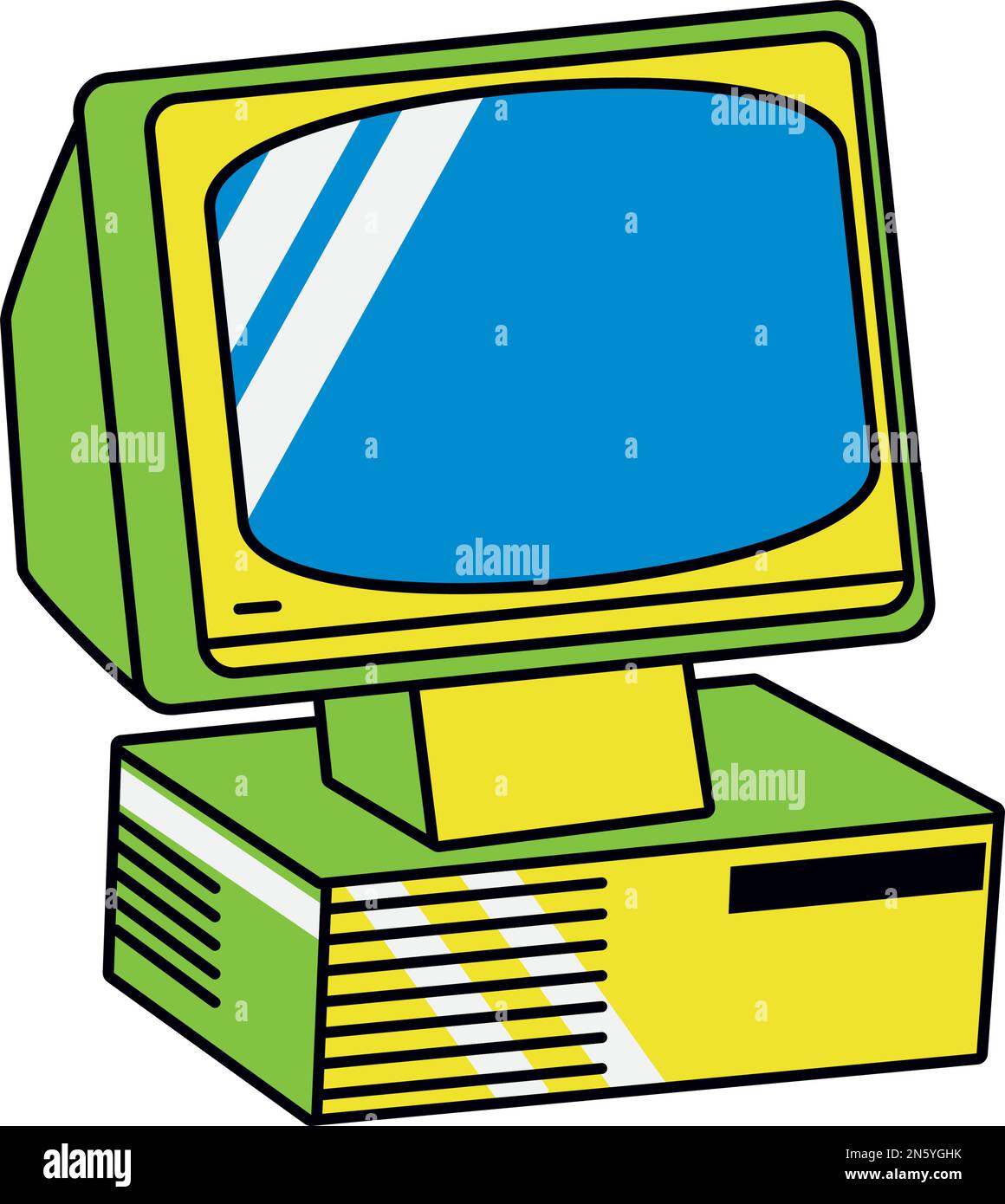computer 90s pop art Stock Vector Image & Art - Alamy