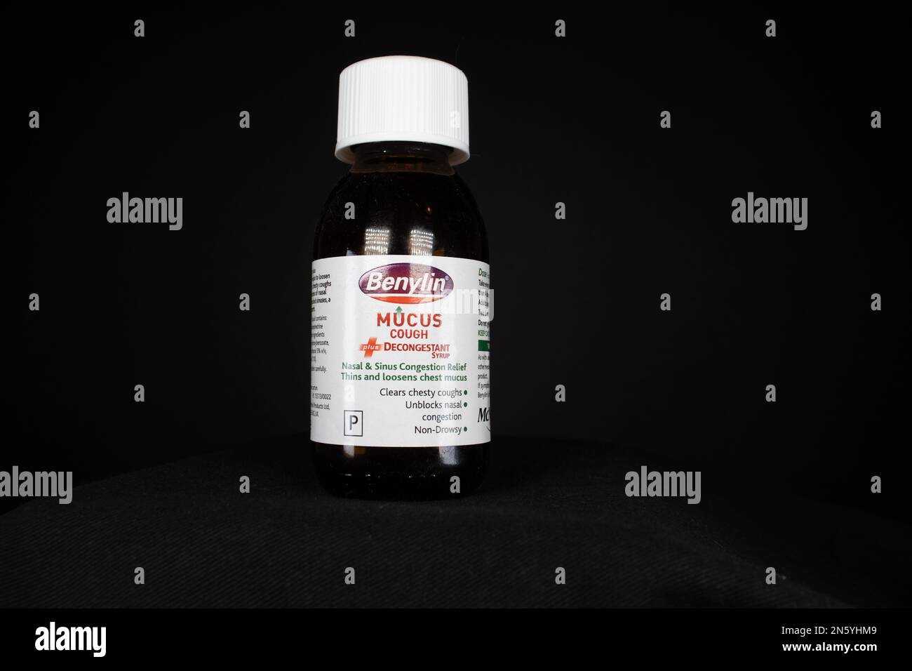 EXETER, DEVON, UK - JANUARY 17, 2023 Benylin is an American brand name ...