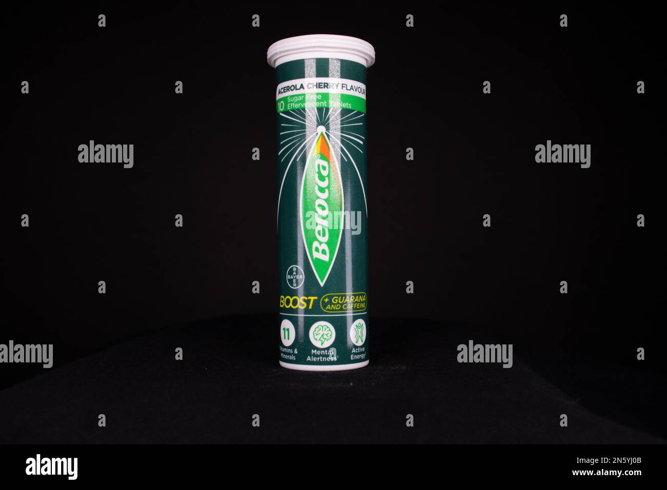 EXETER, DEVON, UK - JANUARY 17, 2023 Berocca is a brand of effervescent ...
