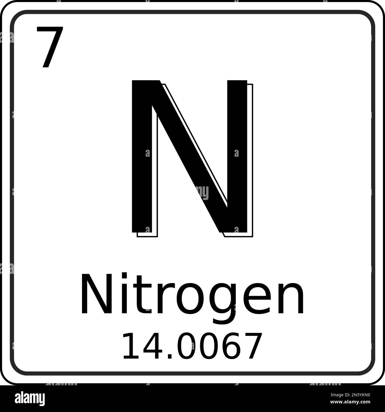 Nitrogen Element Symbol