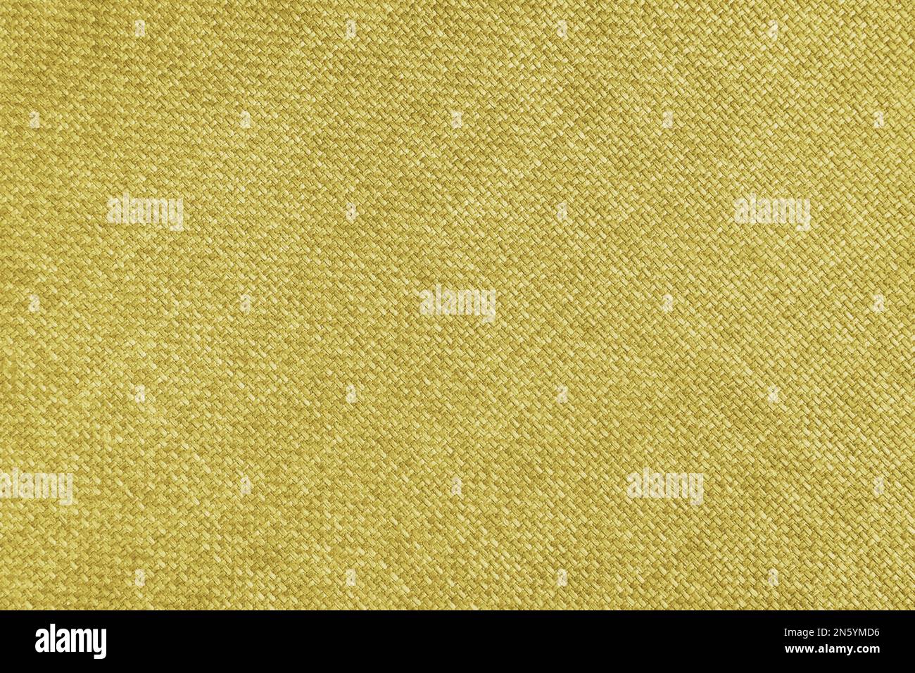 Jacquard woven upholstery, yellow coarse fabric texture with diagonal ...