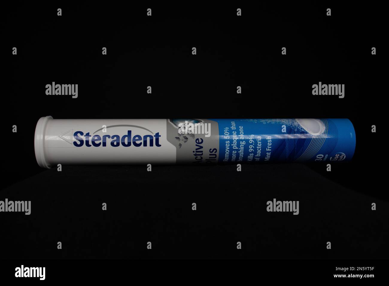 EXETER, DEVON, UK - JANUARY 17, 2023 Steradent Denture Cleaner tube ...