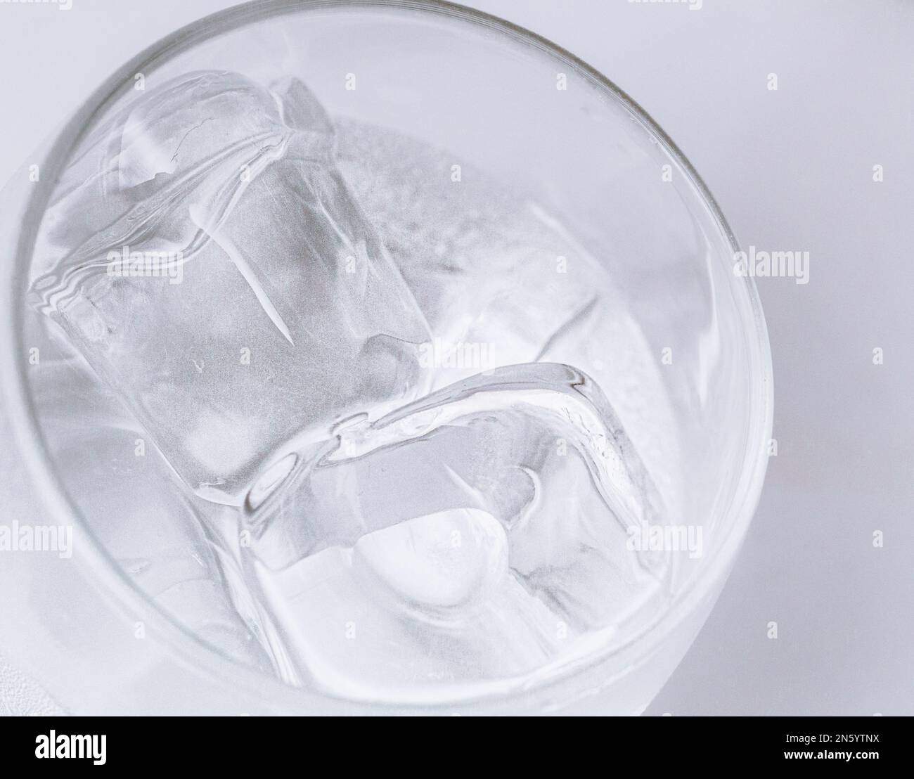 ice in a glass Stock Photo - Alamy
