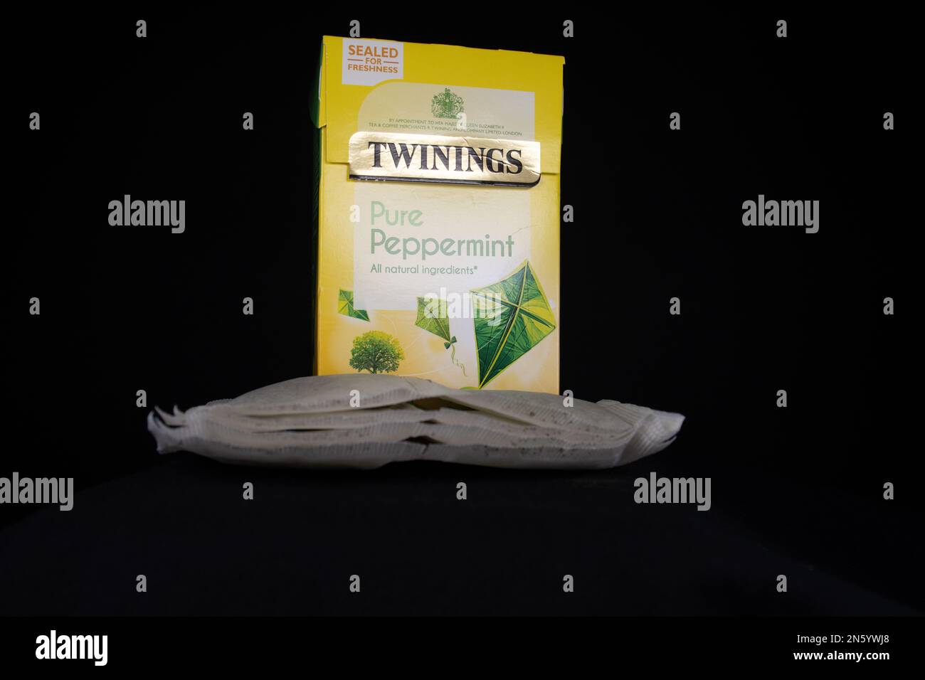 EXETER, DEVON, UK - JANUARY 17, 2023 Twinings is a British marketer of ...