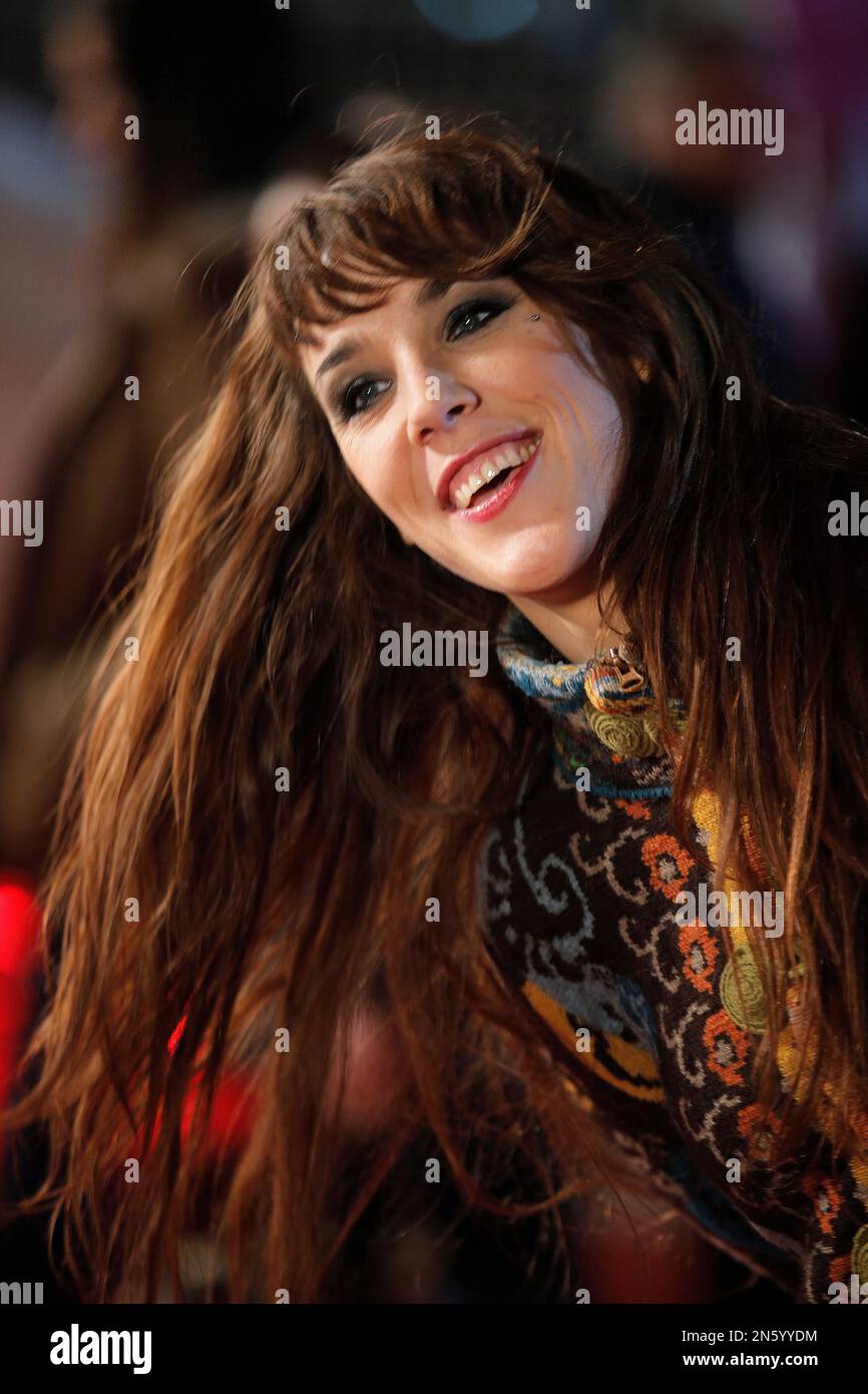 French singer Zaz arrives at the Cannes festival palace, to take part ...