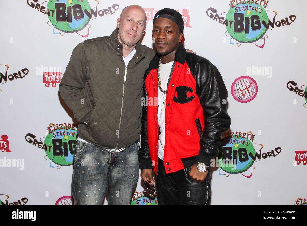 Talent manager Steve Lobel (L) and recording artist Iyaz arrive at ...
