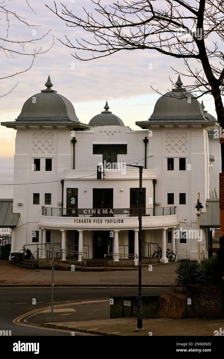 Penarth pier and pavilion, Vale of Glamorgan, South Wales. Taken ...