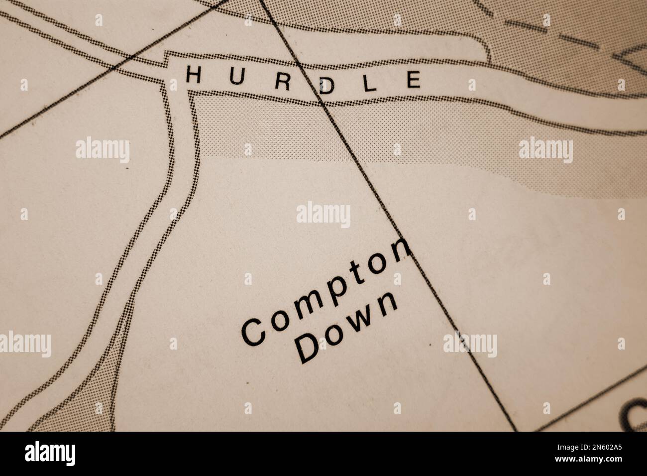 Compton map hi-res stock photography and images - Alamy