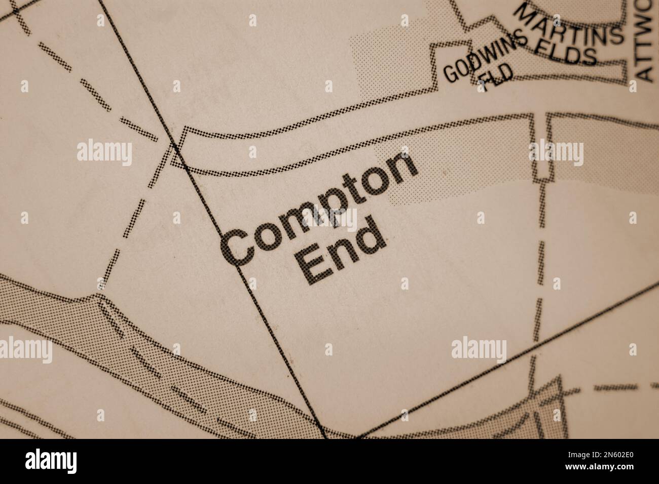 Compton map hi-res stock photography and images - Alamy