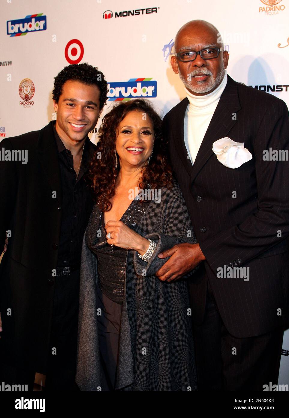 Debbie Allen and actor Corbin Bleu seen at Debbie Allen's All Star Gala ...